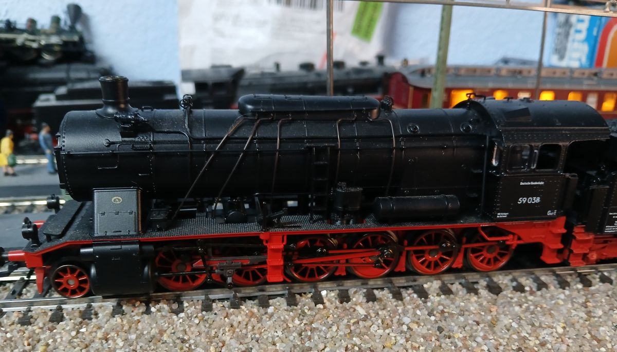 BR 59 038 (Märklin 37058) Dampflok - Modellbahn-Anlage.de